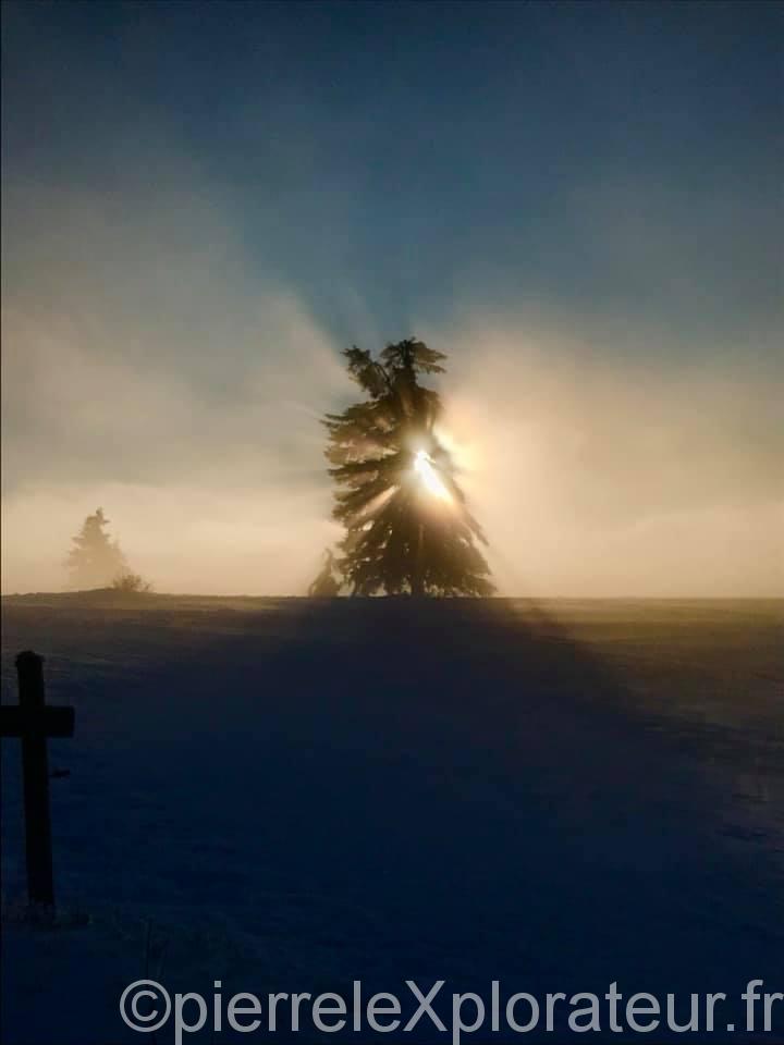 eXpédition enneigée au Champ du feu - Pierre l'explorateur